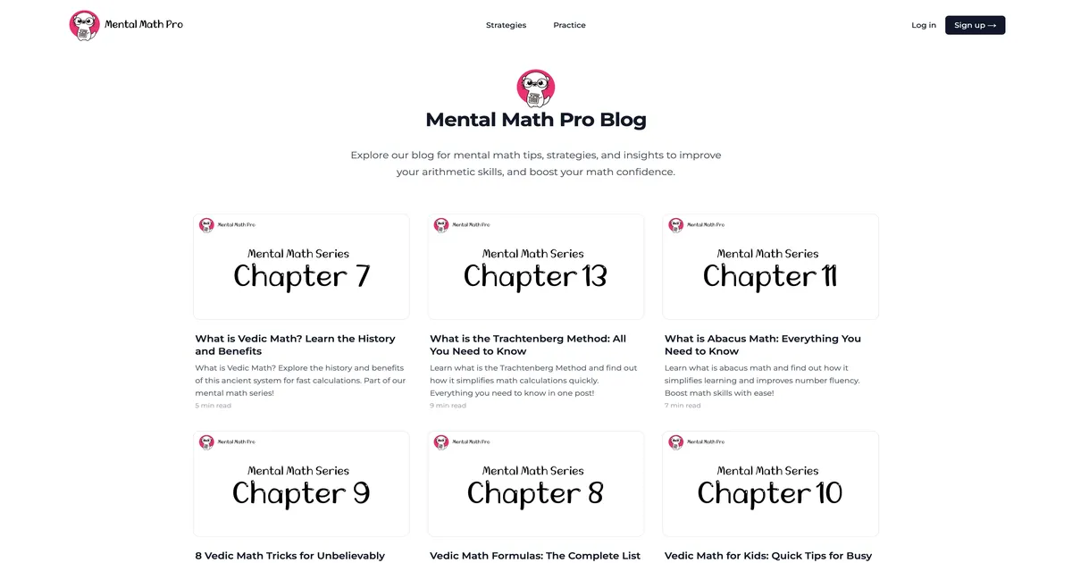 Mental Math Pro Blog - Tips and Insights